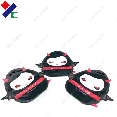 China SGS Certificated Angel Shaped Mask Bag Packaging Shiny Printing Soft Touch Material for sale