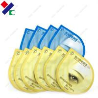 China 110 Micron Three Side Seal Pouch Circle Shaped Eye Bags Thin Odorless Disposable Pacakging for sale