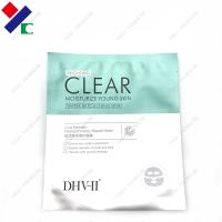 China SGS 3 Side Seal Pouch Easy Tear Custom Logo Plastic Mask Packaging Bags for sale
