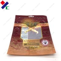China 40 Microns Three Side Seal Pouch with hang hole Food Grade Packaging Bag for sale