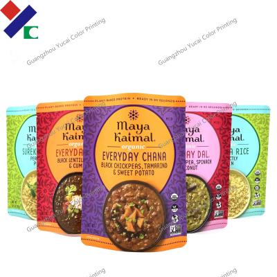 China Portable Self Sealing Packaging Bags Retortable Flat Pouch for sale