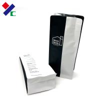 China White Black Printing Coffee Packaging Bags Foil Barrier Airtight 250g 500g 1000g for sale