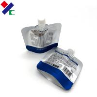 China Liquid Lotion Face Cream Spout Pouch Packaging Self Adhesive Sealing for sale