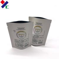 China Custom Small Stand Up Zipper Pouch Airtight Aluminum Foil Laminated Resealable Smell Proof Zipper Tea Bag for sale