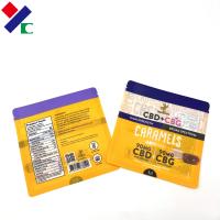 China High Barrier 3 Sides Seal Pouch NY LDPE Custom Printed Embossed Food Plastic Bag Tear Notch for sale