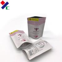 China Custom Printing Glossy Aluminium Foil Zip Lock Pouches For Coffee Bean Biscuit for sale