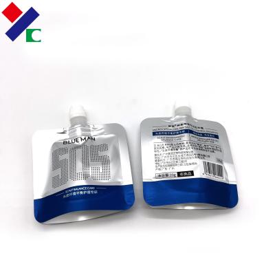 China Custom Plastic Jam Packaging Baby Food Spout Pouch Liquid Refill Bags With Smell Proof for sale