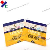 China Mini Flat Metallic Foil Nut Mylar Three Side Seal Pouch With Labels Vacuum Bag Bopp Disposable for sale