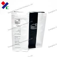 China Customized Flexible Packaging Flat Bottom Coffee Bag 100g  250g 500g 1kg for sale