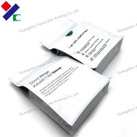 China Compostable Flat Bottom Stand Up Pouch Gloss Finish Air Tightness for sale