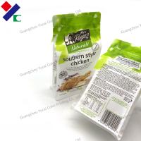 China Custom Clear Front Zip Plastic Bath Salt Packaging Bag 100G Food Storage for sale