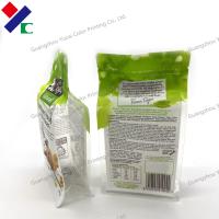 China Custom Clear Front Zip Plastic Bath Salt Packaging Bag 100G Food Storage for sale