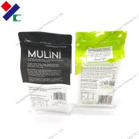 China PE PE Gourmet Pepper Flat Bottom Zipper Pouch 170g Half Transparent Air Proof for sale