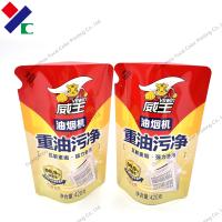 China CMYK Stand Up Zipper Pouch With Spout For Laundry Detergent 420g for sale