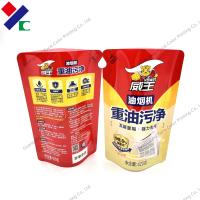 China CMYK Stand Up Zipper Pouch With Spout For Laundry Detergent 420g for sale