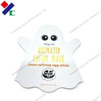 China Flexible Packaging Three Side Seal Pouch Special Shaped Facial Mask Bag for sale