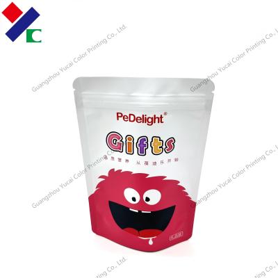 China Customized Colorful Printing Stand Up Zipper Pouch 25g Gift Candy Sachet Bag for sale