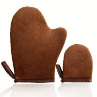 China Self Tanning Mitt Applicator Kit with Self Tanning Glove, Face Tanning Mitt, Self Tan Back Applicator, Exfoliating Glove for sale
