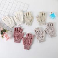 China Double Sided Exfoliating Gloves Body Scrubber Scrubbing Glove Bath Mitts Scrubs for Shower for sale