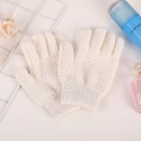 China Double Sided Exfoliating Gloves Body Scrubber Scrubbing Glove Bath Mitts Scrubs for Shower for sale