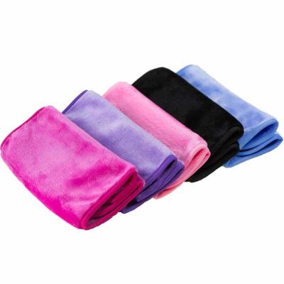 China Soft microfiber deep cleaning makeup remover towel for sale