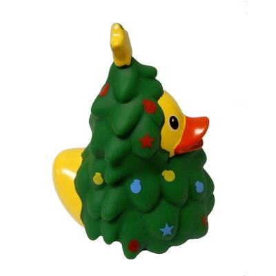 China Harmless Mini Yellow Rubber Ducks For Toddlers, Novelty Rubber Duck Christmas Tree for sale
