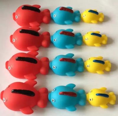 China Rubber Natural Rubber Baby Toys ,Sea Creature Bath Toys With Magnetic Connectors for sale