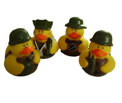 China 5cm Length Mini Rubber Ducks Squeezing Bee Design Baby Bath Time Fun Toy for sale