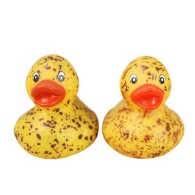 China Kids Funny Bath Toy Mini Rubber Ducks Customized Yellow Vinyl Material for sale