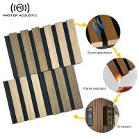 China Soundproof Wood Slat Wall Panel Environmental Friendly Wood Acoustic Wall Panels Customized for sale