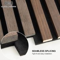 China Soundproof Wood Slat Wall Panel Environmental Friendly Wood Acoustic Wall Panels Customized for sale