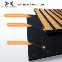 China Soundproof Wood Slat Wall Panel Environmental Friendly Wood Acoustic Wall Panels Customized for sale