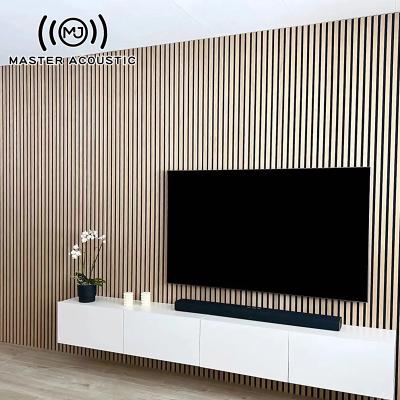 China Slat Acoustic Panels Acoustic Panel Manufacturers for Ceiling and Wall Design for sale