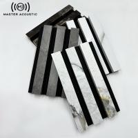 China Natural Oak Slat Wood Wall Panels Waterproof Moisture Proof PVC Wood Wall Panels for sale