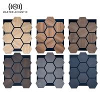 China High Density Hexagonal Slat Acoustic Panels for Noise Reduction Solutions for sale
