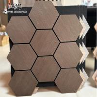 China Fire Resistant Hexagonal Slat Acoustic Panels for Architectural Projects for sale