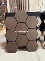 China Decorative Hexagonal Slat Acoustic Panels for Commercial Building Interiors for sale