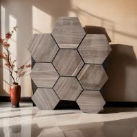 China Decorative Hexagonal Slat Acoustic Panels for Commercial Building Interiors for sale