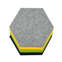 China Hexagon Sound Acoustic Panels Modern PET Felt Acoustic Panels Fireproof for sale