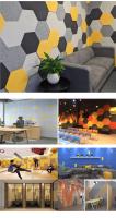 China Polyester Fiber Sound Acoustic Panels Self Adhesive Sound Proof Panel For Studios Office Home Theater for sale