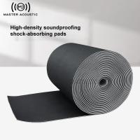 China 1.2mm / 2mm / 3mm Thickness Soundproofing Materials Black Mass Loaded Vinyl for sale