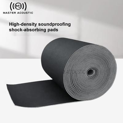 China 1.2mm / 2mm / 3mm Thickness Soundproofing Materials Black Mass Loaded Vinyl for sale
