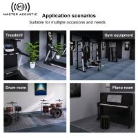 China Gym Vibration Isolation Pad 1.2mm / 2mm / 3mm Thickness Shock Absorbing Pad for sale