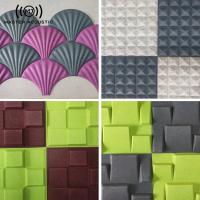 China Fireproof Sound Acoustic Panels Eco Friendly 3D Acoustic Panel Anti Static for sale