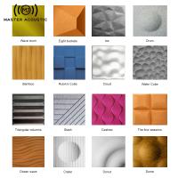 China Modern 3D Acoustic Wall Panels Recycled Polyester Fiber Acoustic Board Eco Friendly For Apartment for sale