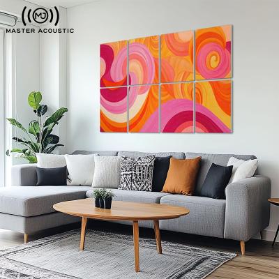 China 1220*2440mm Sound Absorbing Acoustic Panels NRC 0.7 - NRC 0.9 Echo Noise Reduction Panels for sale