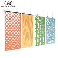 China Soundproof Acoustic Office Screens Polyester Acoustic Divider Panels for sale