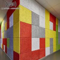China Flame Retardant Wood Wool Acoustic Panel 3D Wood Wool Boards Eco Friendly for sale
