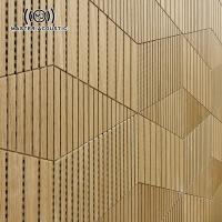 China Modern Grooved Acoustic Panel Waterproof Slotted Wall Panels Eco Friendly for sale