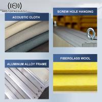 China Mold Resistant Suspended Acoustic Baffles Customized Acoustic Polyester Baffles Fireproof for sale